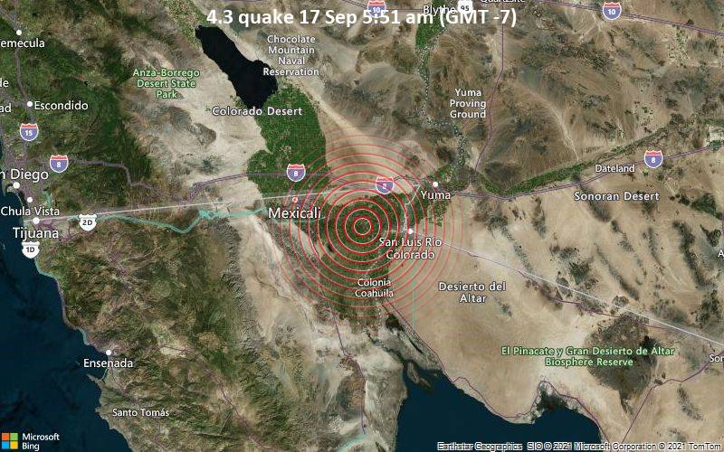 A 4.3 magnitude earthquake rattles Southern California - American Stock ...